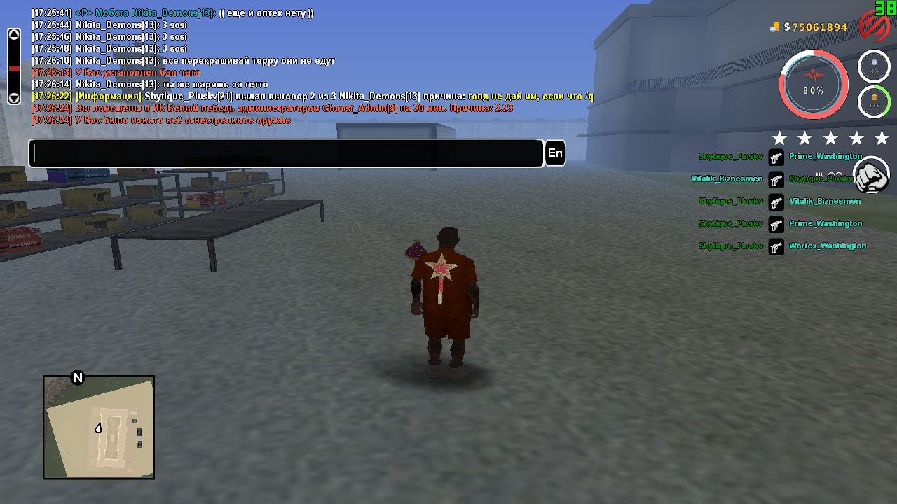 Жалоба на адмиистратора Ghoost_Admin - Жалобы на администрацию проекта ...